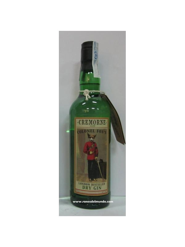 GINEBRA - GIN INGLESA CREMORNE 1859 COLONEL FOX'S