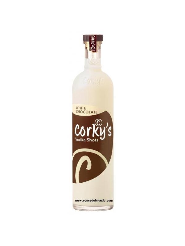 CORKYS VODKA CON CHOCOLATE BLANCO - VODKA CON CHOCOLATE BLANCOBOTELLA 70 CL