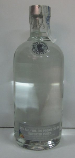 VODKA ABSOLUT NO LABEL